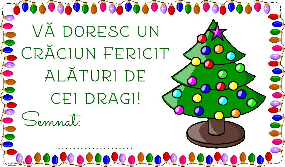 Personalizare felicitari animate | Crăciun Fericit alături de cei dragi ...