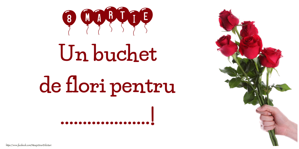 Personalizare felicitari animate | Un buchet de flori pentru ...