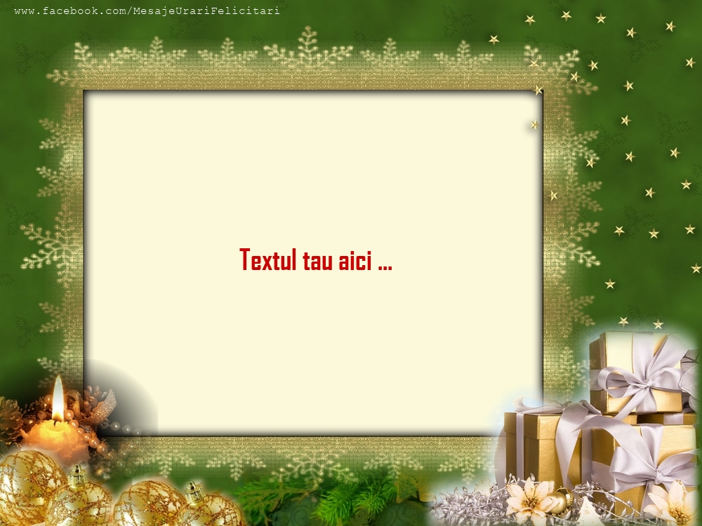 Personalizare felicitari cu text | Craciun | Chenar pentru text pe ...