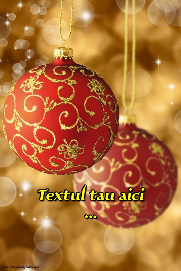 Personalizare felicitari cu text | Craciun | felicitaripersonalizate.com
