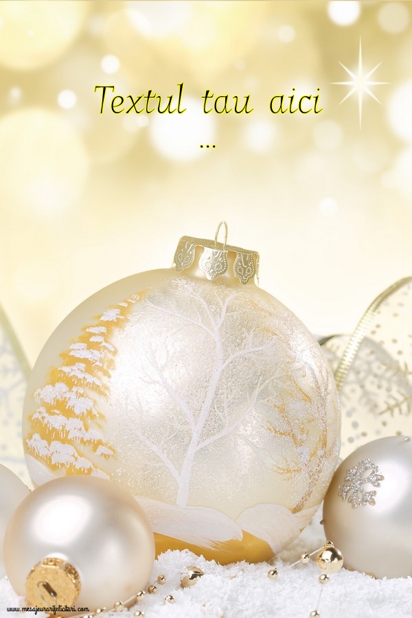 Personalizare felicitari cu text | Craciun | felicitaripersonalizate.com