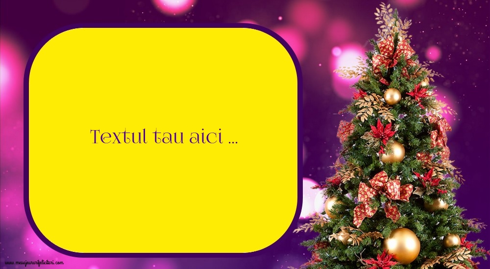 Personalizare felicitari cu text | Craciun | felicitaripersonalizate.com
