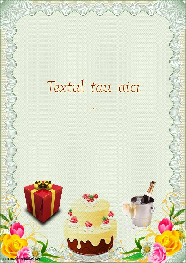 Personalizare felicitari cu text | La multi ani | Felicitare de la ...