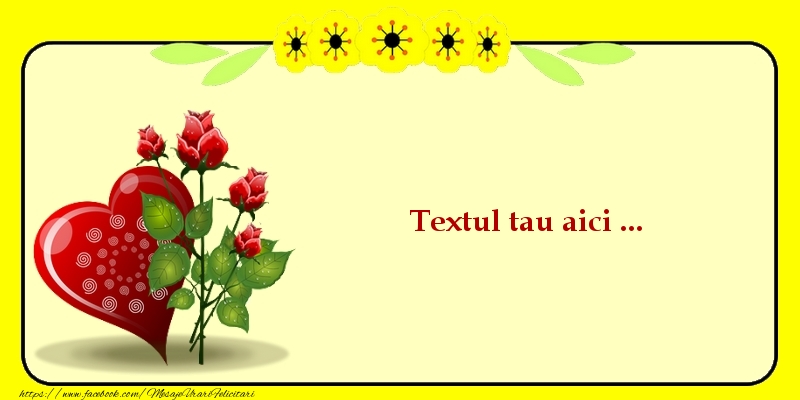 Personalizare felicitari cu text | La multi ani | Buchet de flori ...