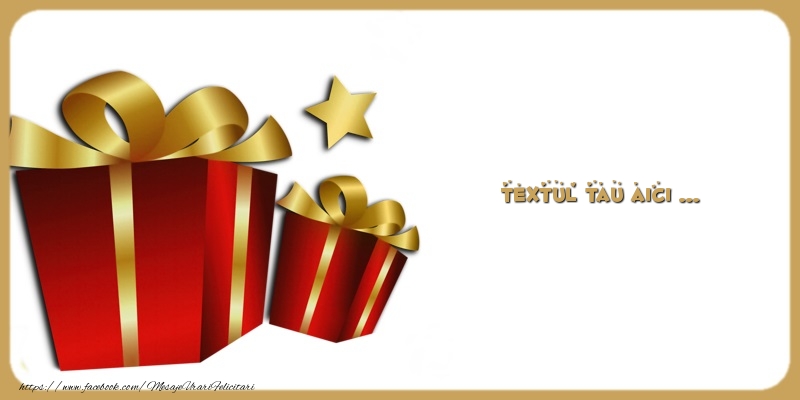 Personalizare felicitari cu text | La multi ani | Imagine cu cutii de ...