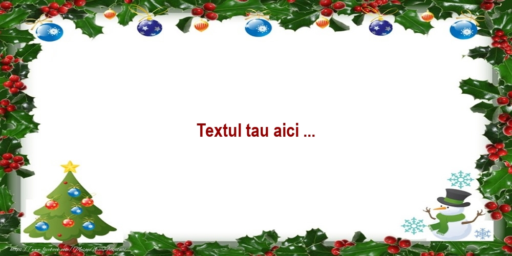 Personalizare felicitari cu text | Mos Nicolae | Mos Nicolae ...