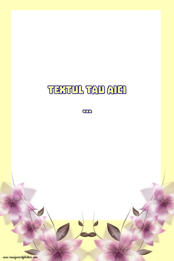 Personalizare felicitari cu text | Multumire | felicitaripersonalizate.com
