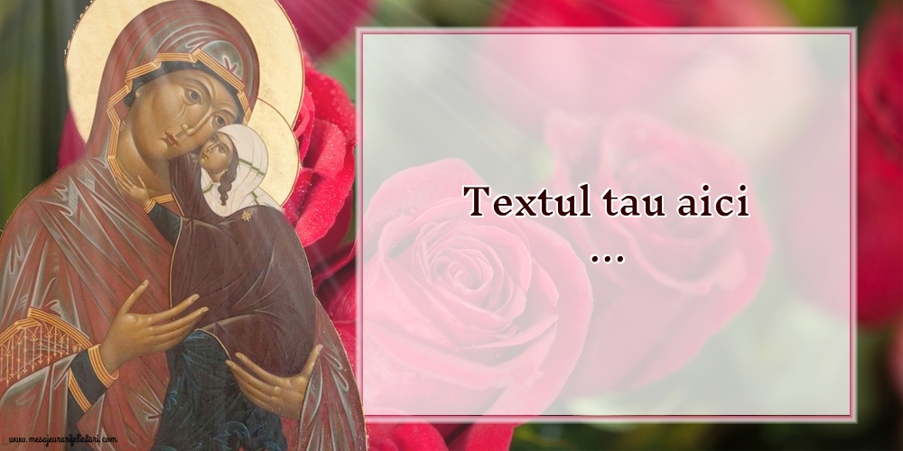 Personalizare felicitari cu text | Sfânta Ana | felicitaripersonalizate.com