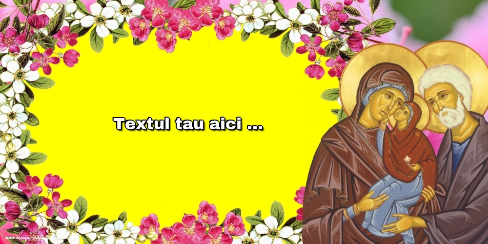 Personalizare felicitari cu text | Sfânta Ana | Imagine cu sfinții ...
