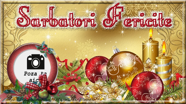 Sarbatori Fericite | Personalizare felicitari cu poza profile facebook ...
