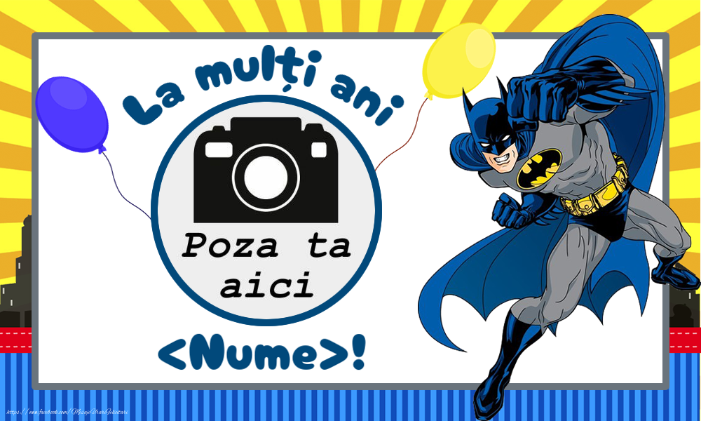 La mulți ani cu Batman din Avengers și poză pentru sărbătorit ...