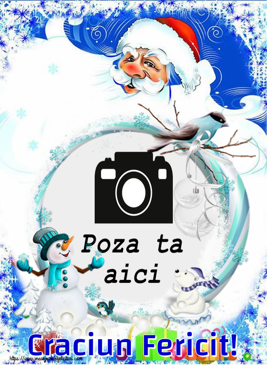 Craciun Fericit! - Rama foto | Personalizare felicitari cu poza ...