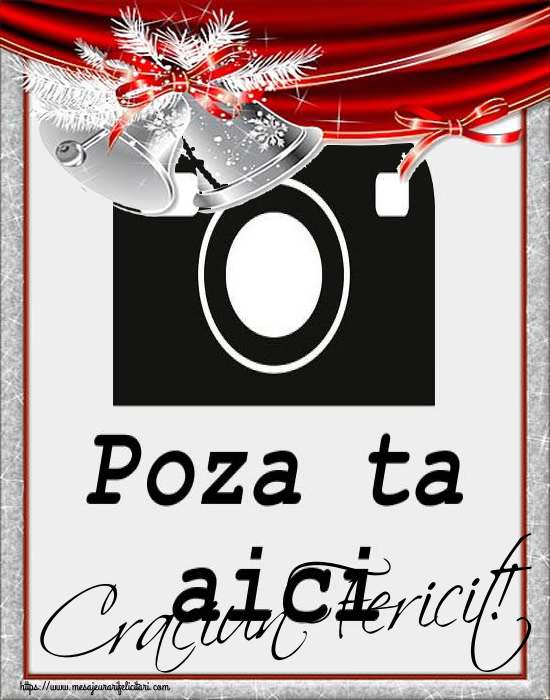 Craciun Fericit! - Rama foto | Personalizare felicitari cu poza ...