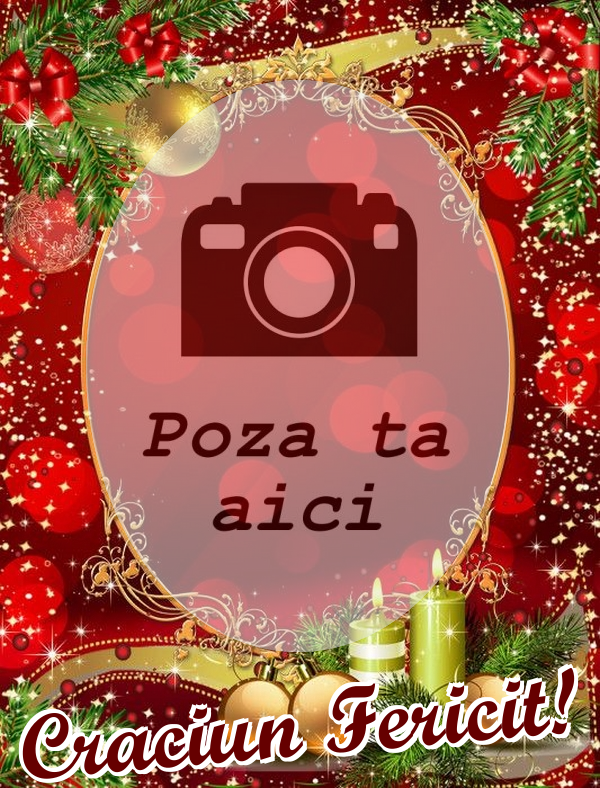 Craciun Fericit! - Rama foto | Personalizare felicitari cu poza ...