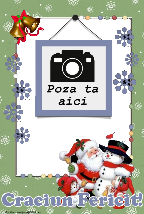 Craciun Fericit! - Rama foto | Personalizare felicitari cu poza ...