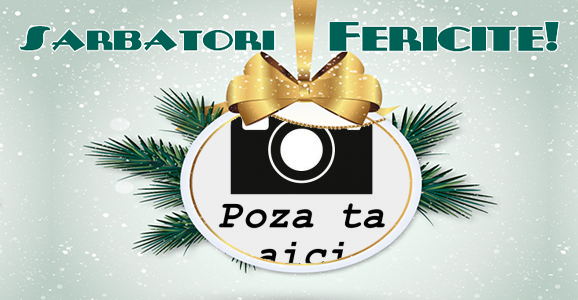Creeaza o superba felicitare de Sarbatori cu poza ta! | Personalizare ...