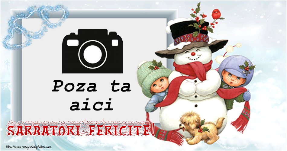 Sarbatori Fericite! - Rama foto de Craciun | Personalizare felicitari ...