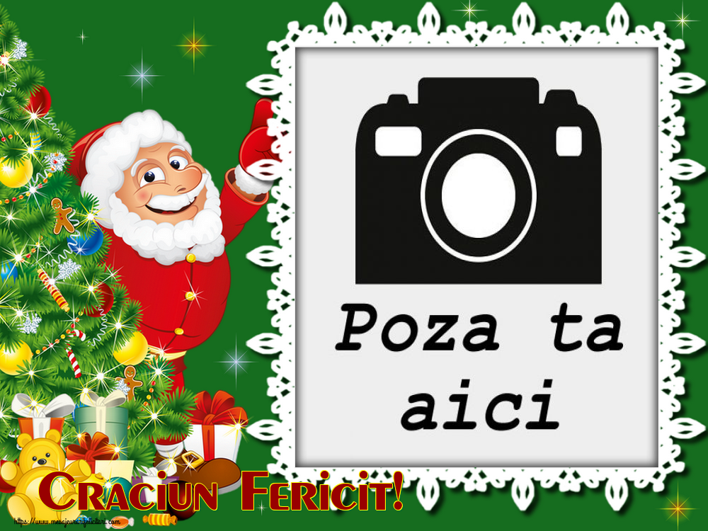 Craciun Fericit! - Rama foto de Craciun | Personalizare felicitari cu ...