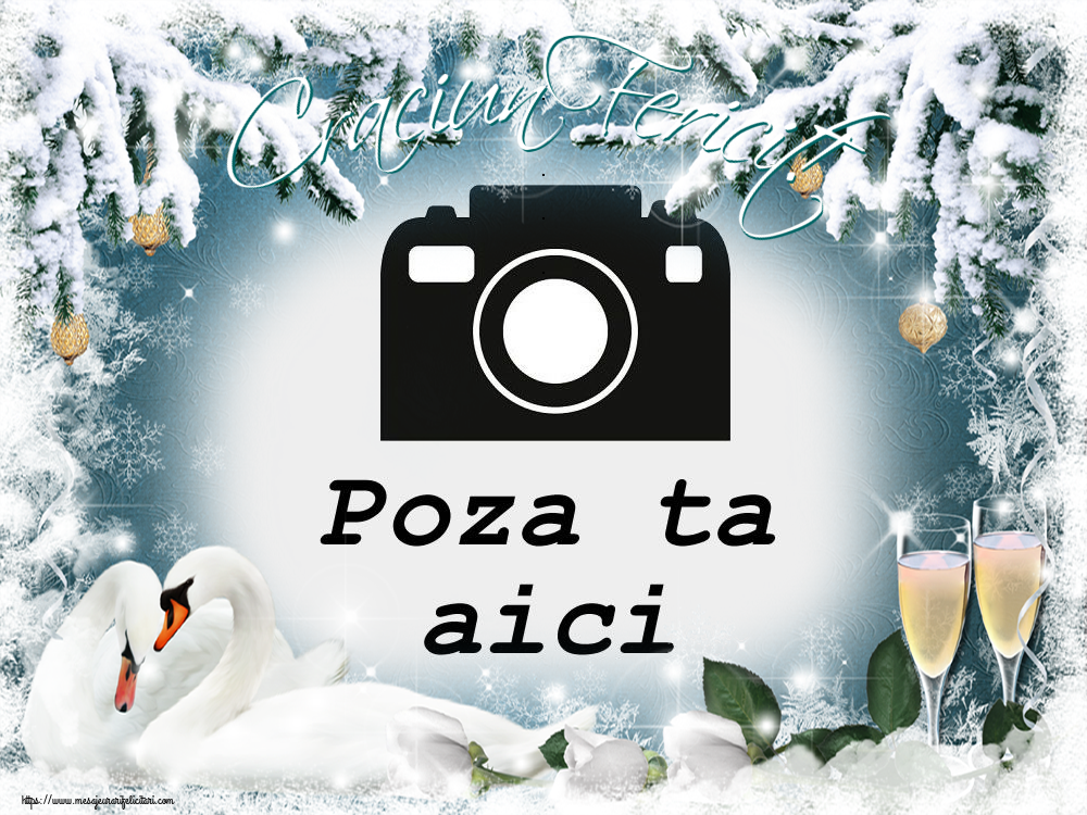Felicitare cu peisaj de iarnă | Personalizare felicitari cu poza ...