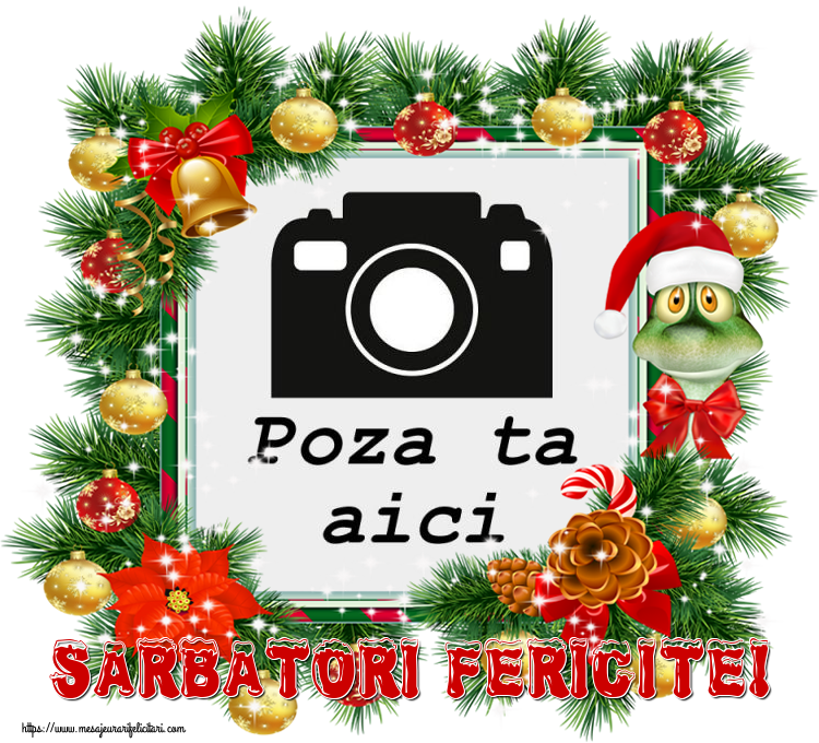 Rama foto de Craciun cu poza ta de profile facebook - Ramă foto pătrată ...