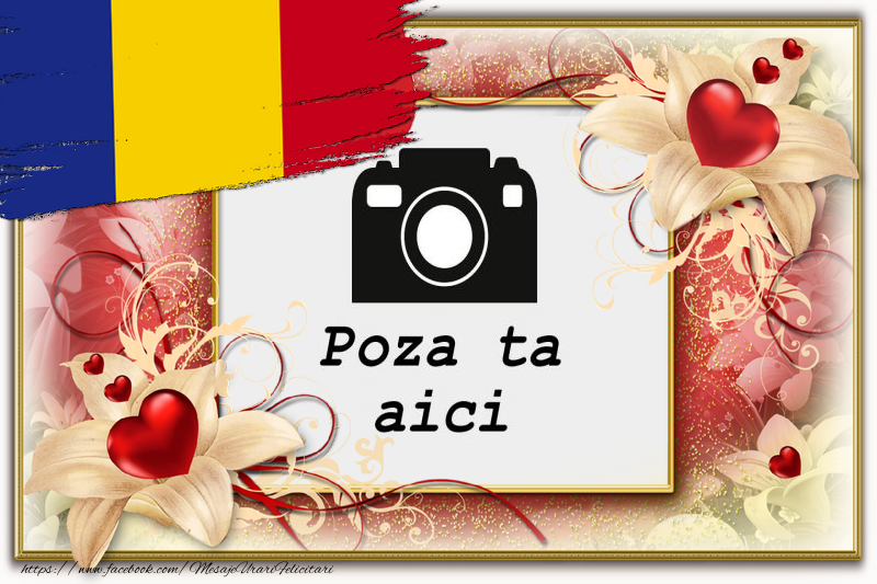 Rama foto cu inimi | Personalizare felicitari cu poza ...