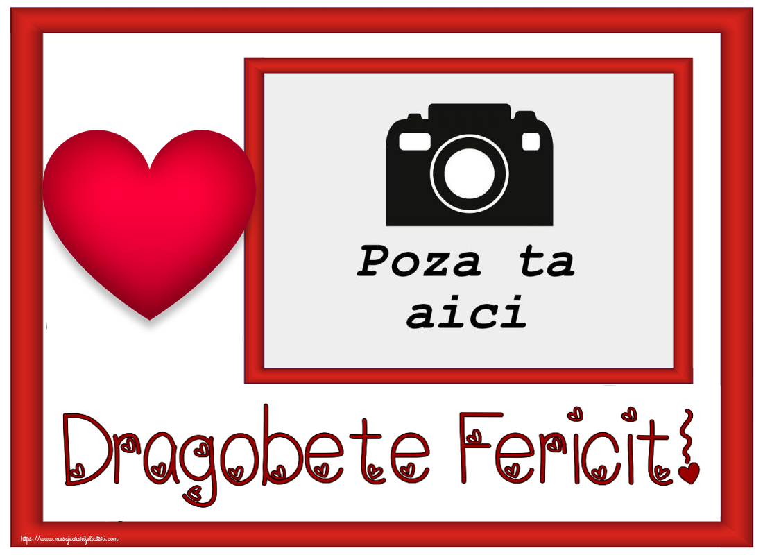 Dragobete Fericit! - Rama foto | Personalizare felicitari cu poza ...