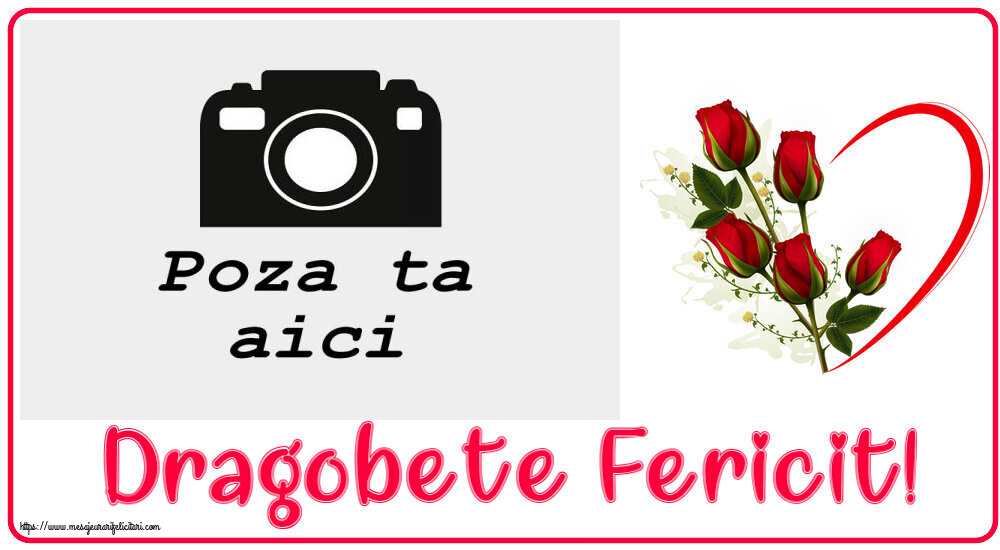 Dragobete Fericit! - Rama foto | Personalizare felicitari cu poza ...