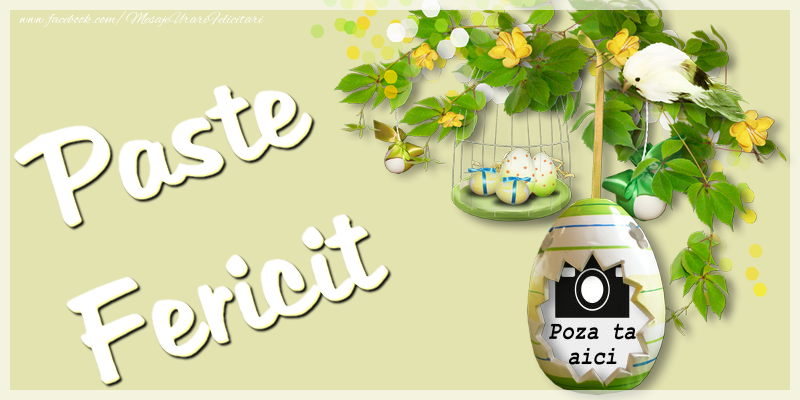 Paste Fericit | Personalizare felicitari cu poza ...