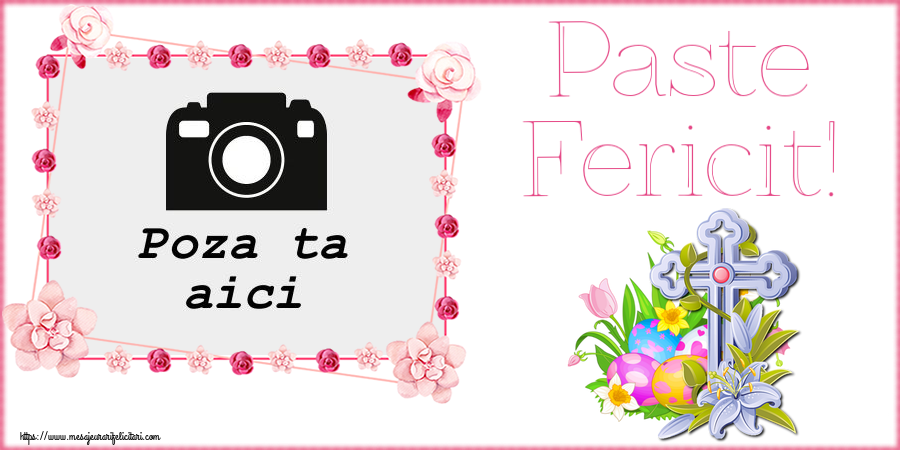 Paste Fericit! - Rama foto | Personalizare felicitari cu poza ...
