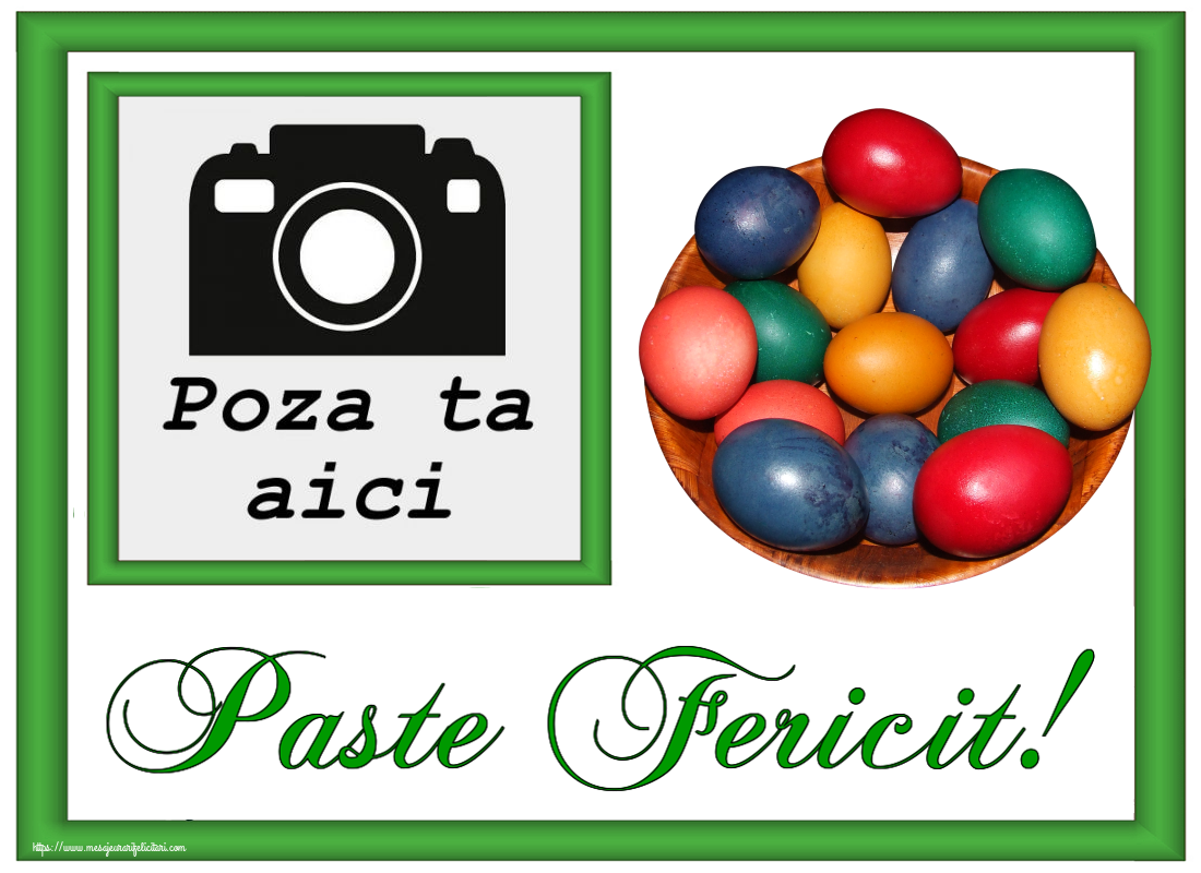 Paste Fericit! - Personalizeaza cu poza ta de profil facebook ~ ouă ...