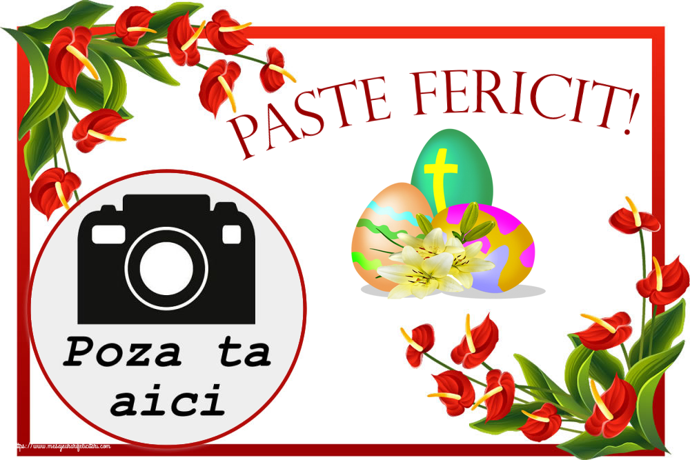 Paste Fericit! - Rama foto | Personalizare felicitari cu poza ...