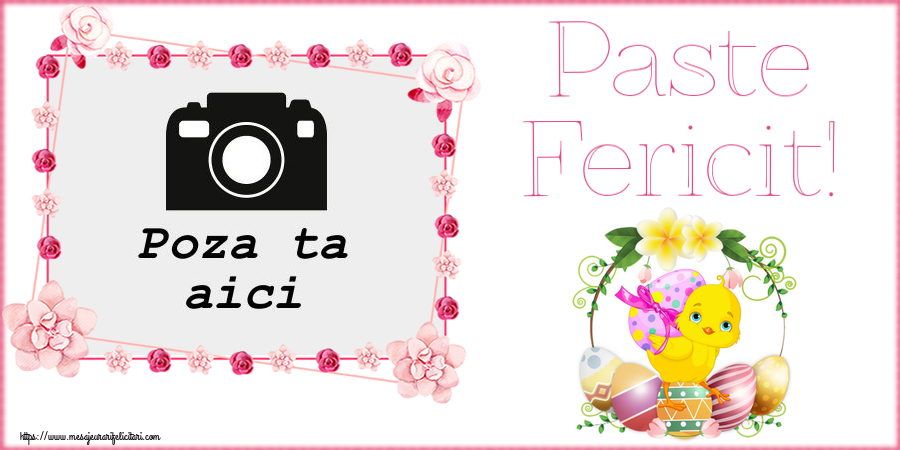 Paste Fericit! - Rama foto | Personalizare felicitari cu poza ...