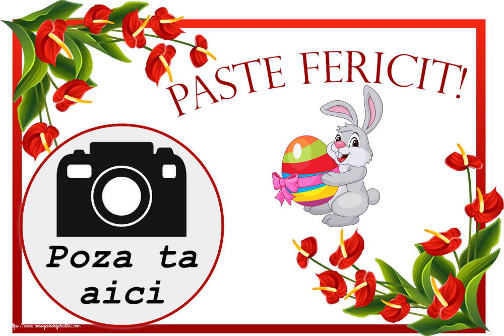 Paste Fericit! - Rama foto | Personalizare felicitari cu poza ...