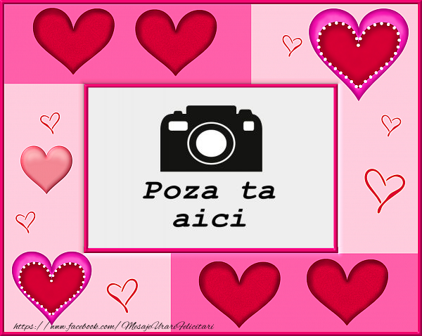 Ramă foto moedernă cu inimi | Personalizare imagini ...
