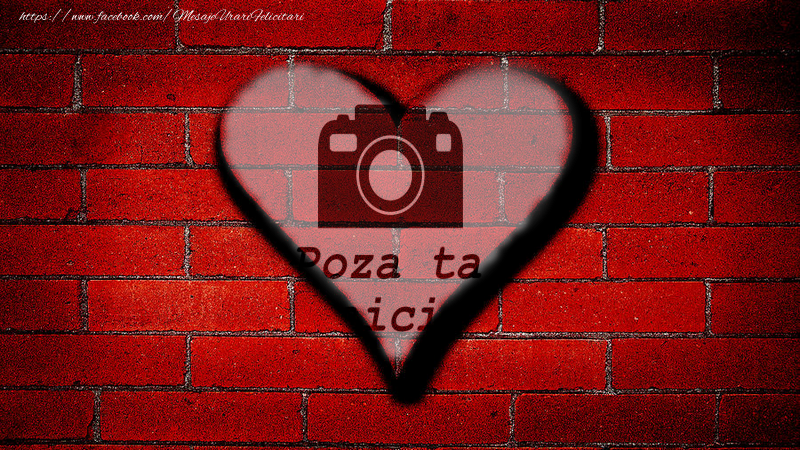 Inima pe perete | Personalizare imagini | felicitaripersonalizate.com