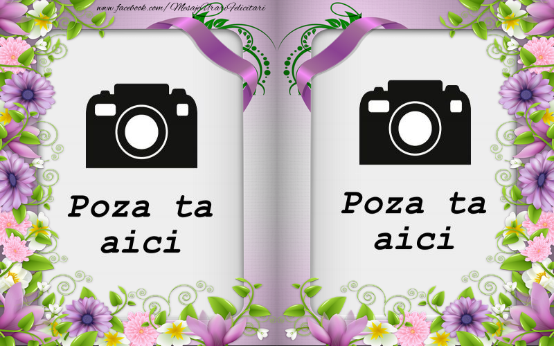Rama foto dubla | Personalizare imagini | felicitaripersonalizate.com