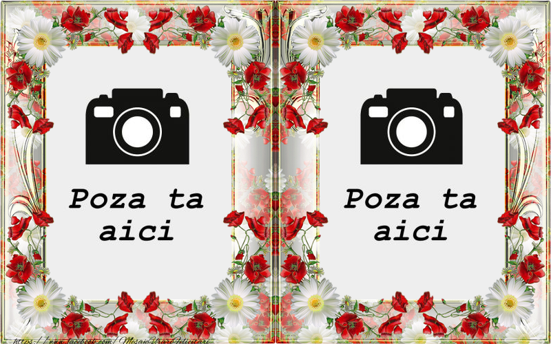 Rama foto dubla | Personalizare imagini | felicitaripersonalizate.com