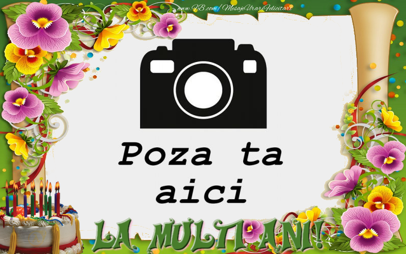 Felicitare personalizata cu poza - La multi ani! | Personalizare ...