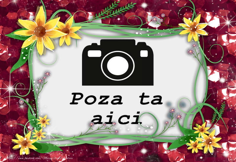Rama foto cu flori | Personalizare imagini | felicitaripersonalizate.com