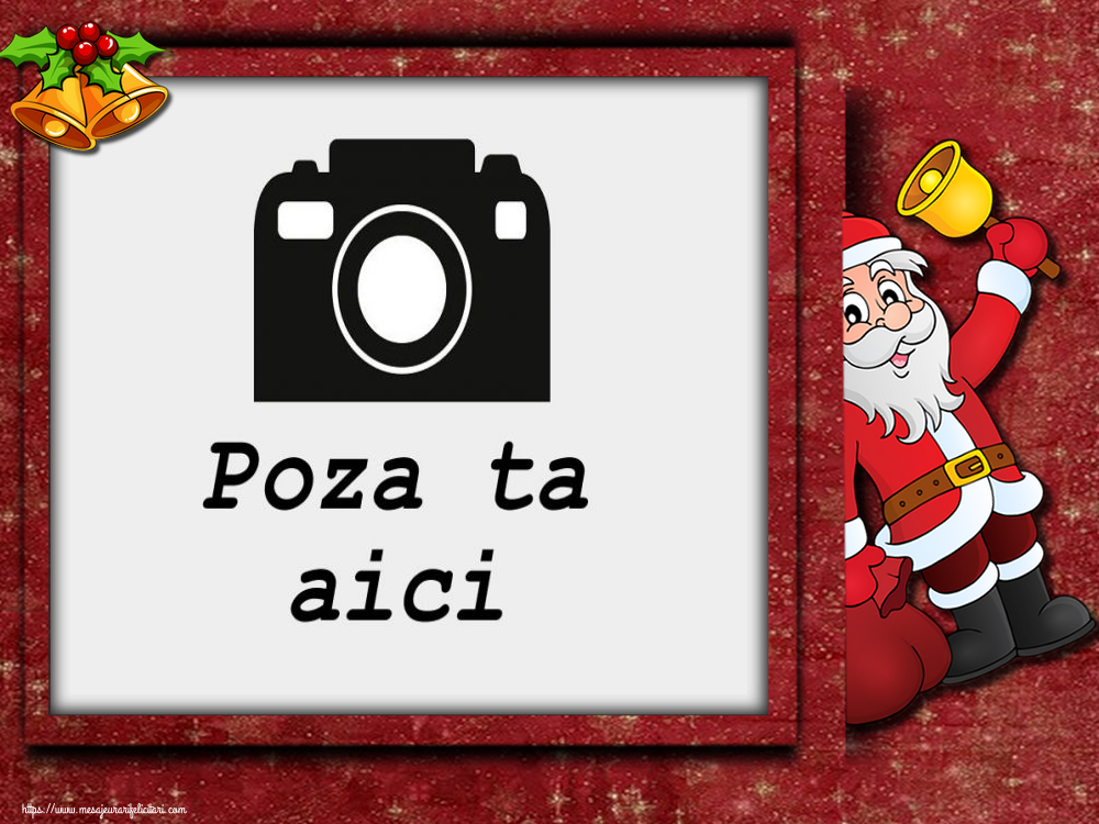 Rama foto cu Mos Crăciun | Personalizare imagini ...