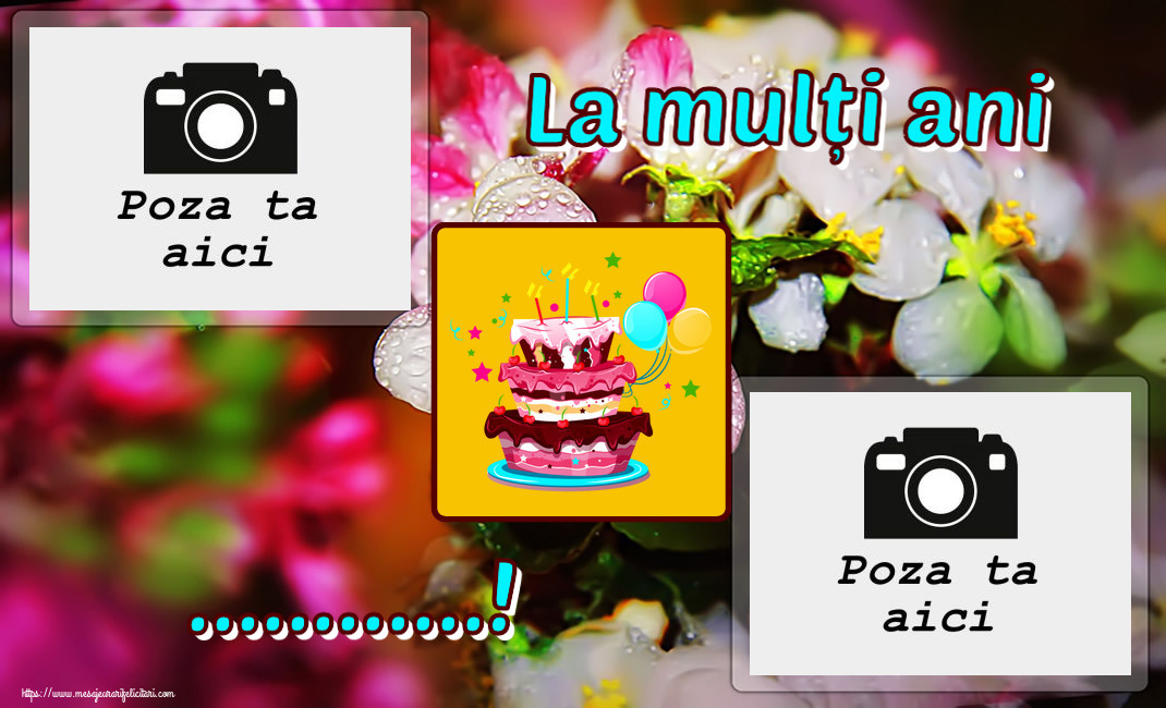 2 Poze - fundal cu flori, tort clipart | Personalizare felicitari cu ...