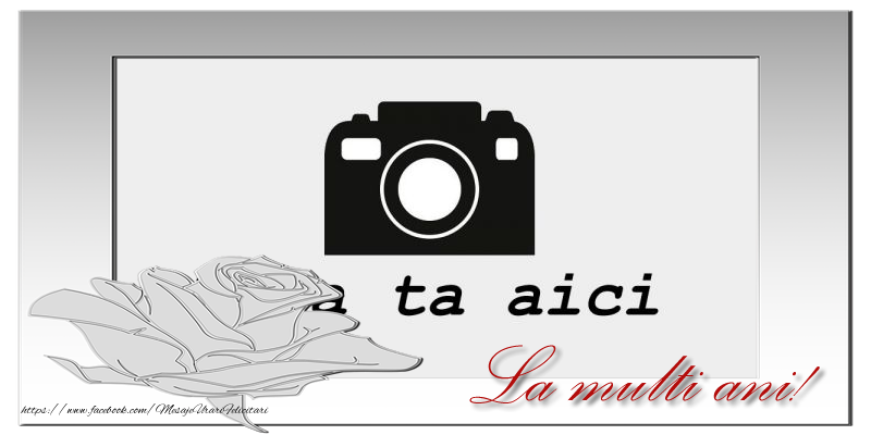 Felicitare cu poza La multi ani! | Personalizare felicitari cu poza ...