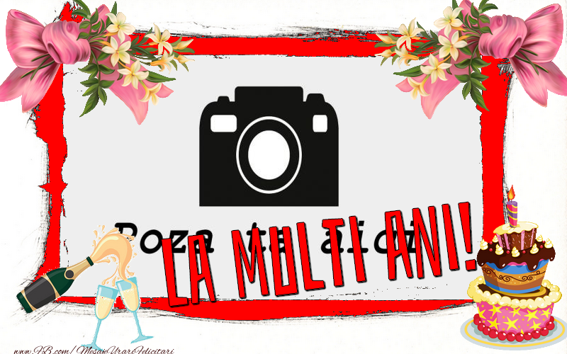 Felicitare personalizata cu poza - La multi ani! | Personalizare ...