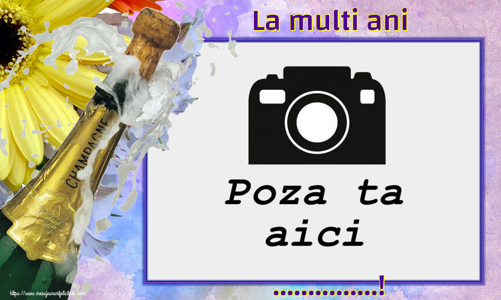 La multi ani ...! - Rama foto de Zi de Nastere | Personalizare ...