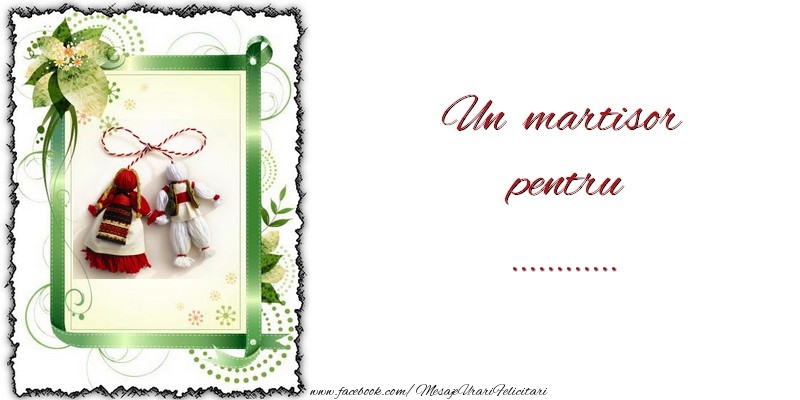 Un martisor pentru ... | Personalizare felicitari cu nume ...