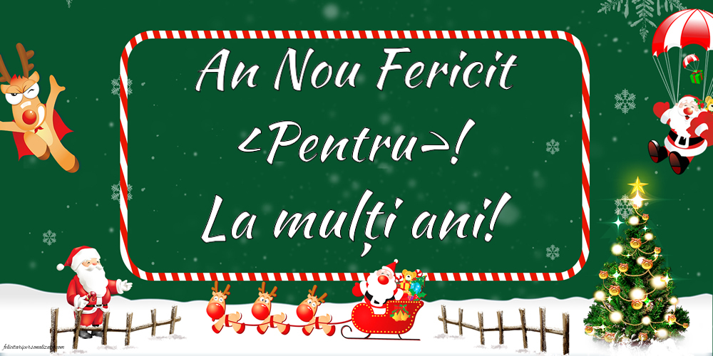 An Nou Fericit... scrie numele dorit! La mulți ani! | Personalizare ...