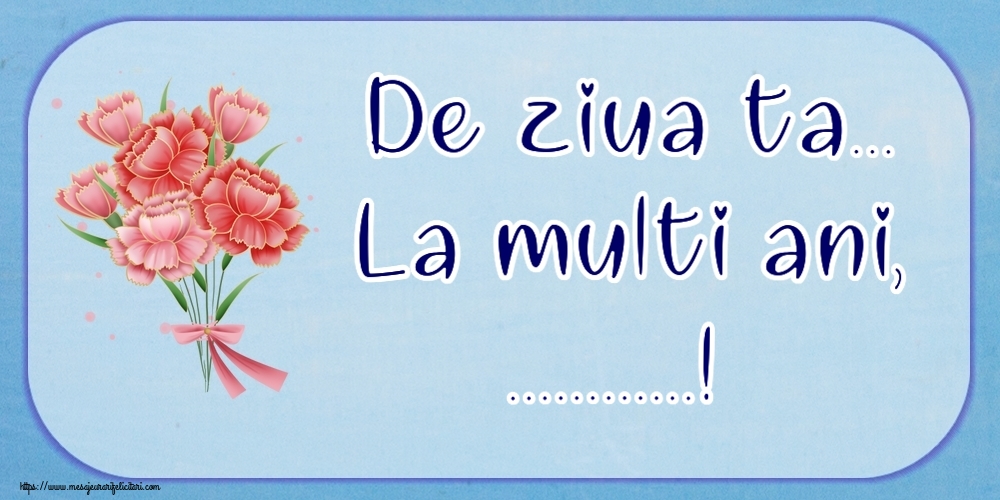 Cu dragoste buchet de garoafe - Clipart de ziua ta | Personalizare ...