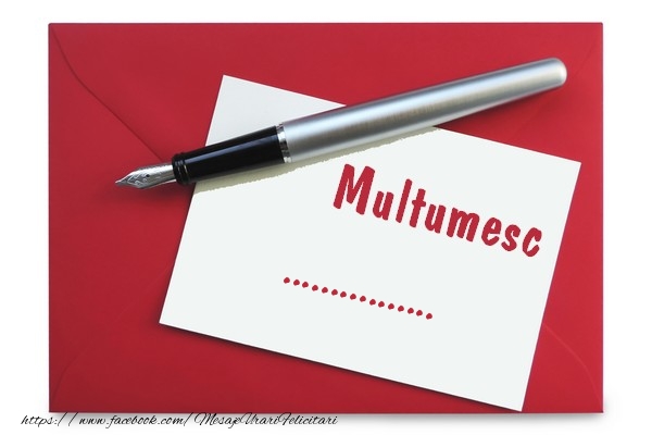 Multumesc ...! | Personalizare felicitari cu nume ...