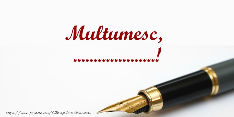 Multumesc, ...! | Personalizare felicitari cu nume ...