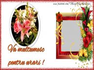 Felicitari cu poza profile facebook | Multumire | Va multumesc pentru ...